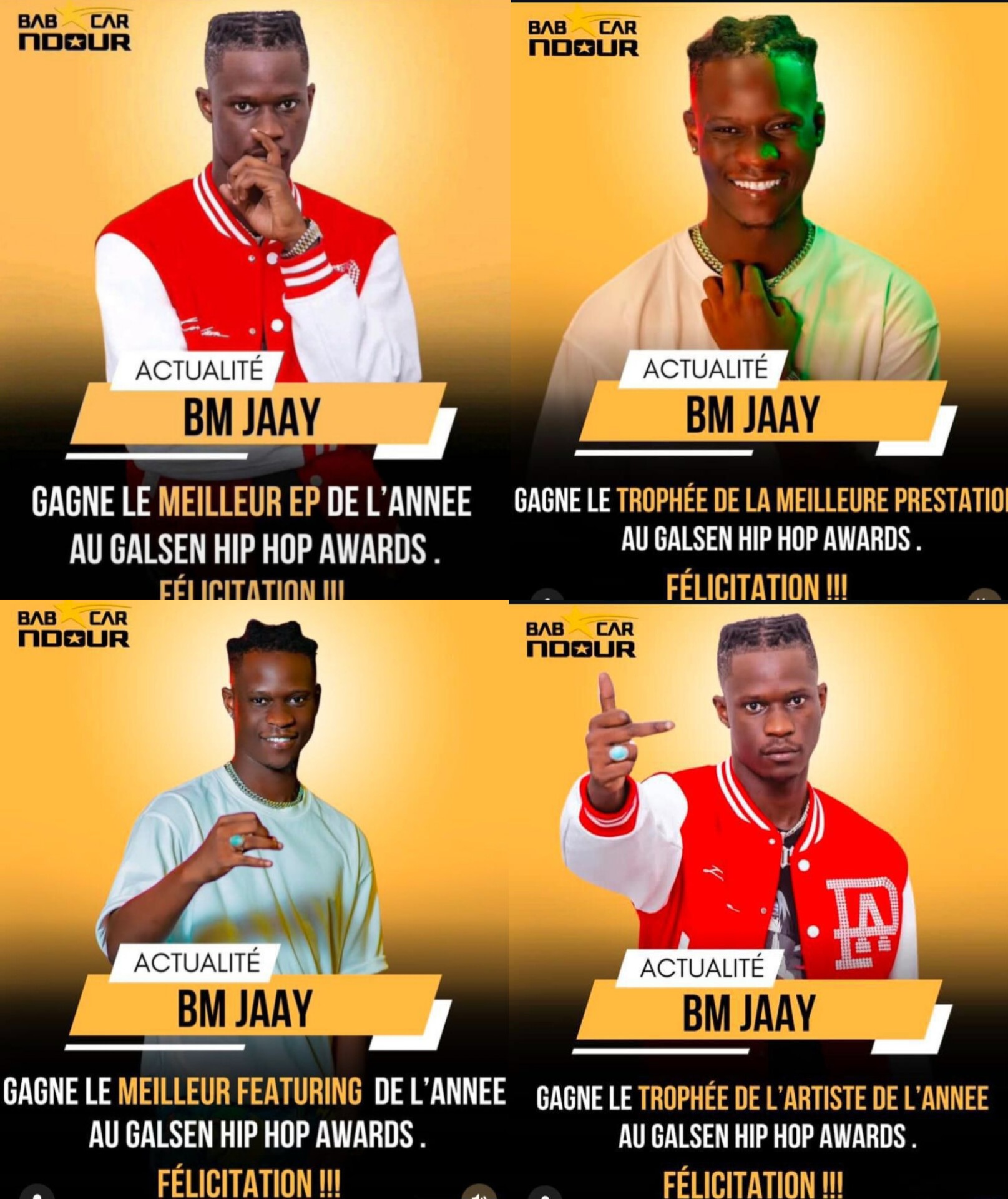Le Triomphe d’un Artiste : BM JAAY remporte tout ! - LeDakarois221
