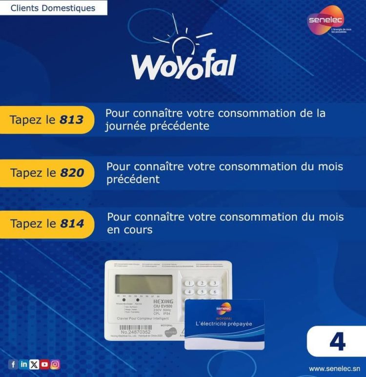 Senelec-Compteur Woyofal : Comprendre les Taxes et facturations - LeDakarois221