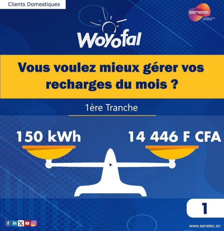 Senelec-Compteur Woyofal : Comprendre les Taxes et facturations - LeDakarois221